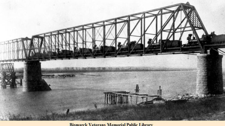 Picture of Testing the Northern Pacific Railroad Bridge; 1882. in ...